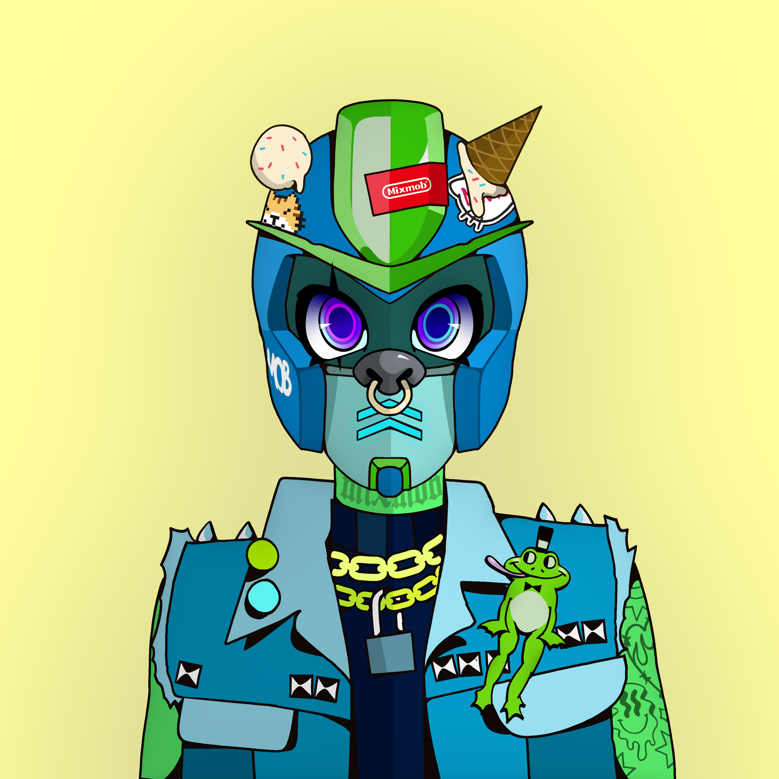 MixMob Masks - 2558 | NFT on SolSea